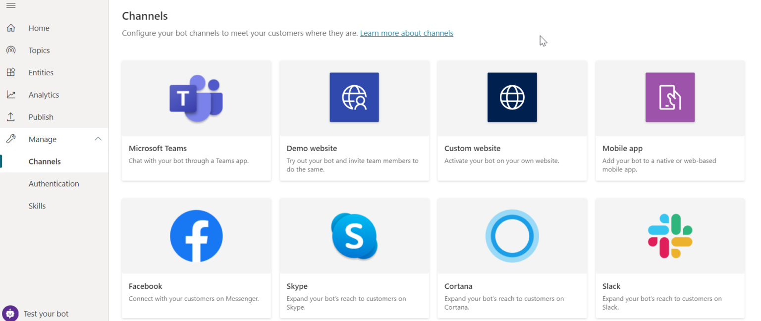 Create an Easy Chatbot with Power Virtual Agents | Apex Digital